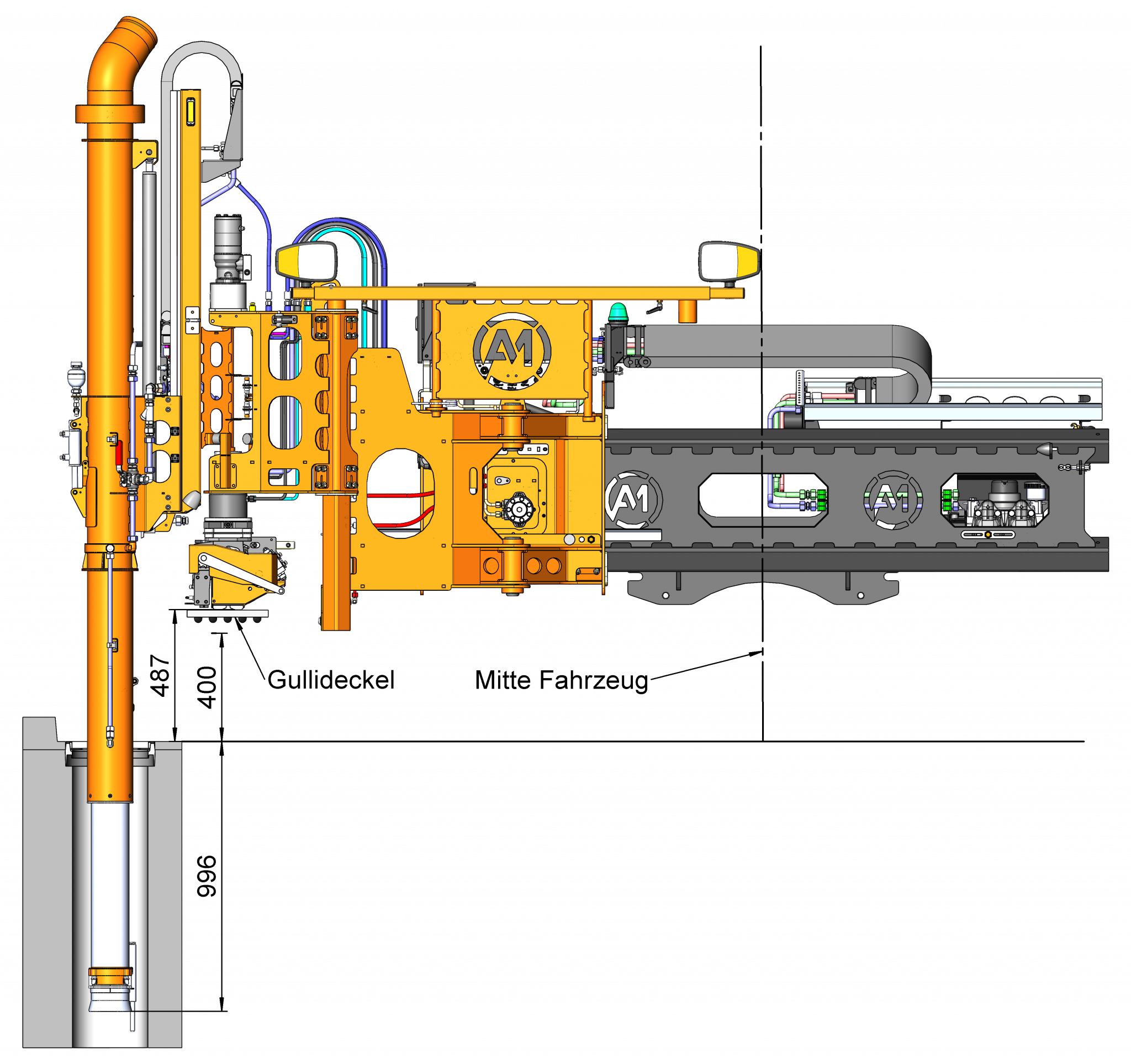 Unimog mit GC900 – Allroundmaster – Sinkkastenreiniger und Schlammfänge